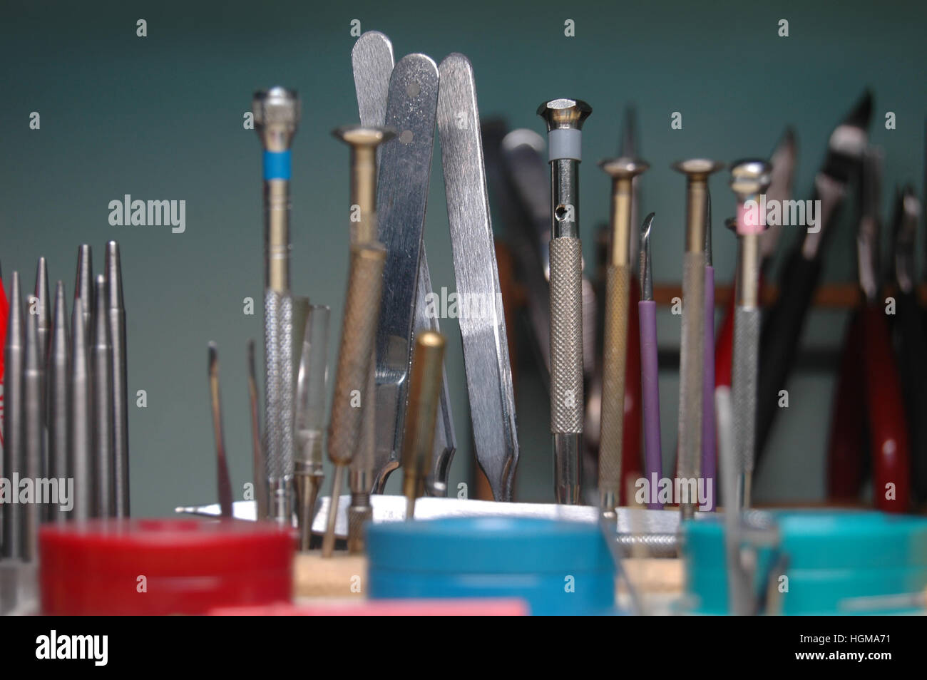 Bunch various work tools hi-res stock photography and images - Alamy