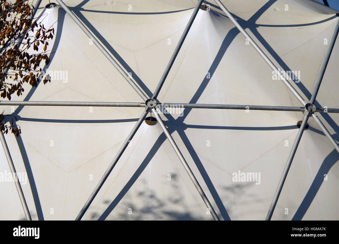 Detail of Geodesic Dome by Richard Buckminster Fuller at Vitra Campus ...