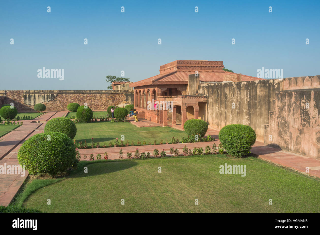 The fort in Agra, India Stock Photo - Alamy