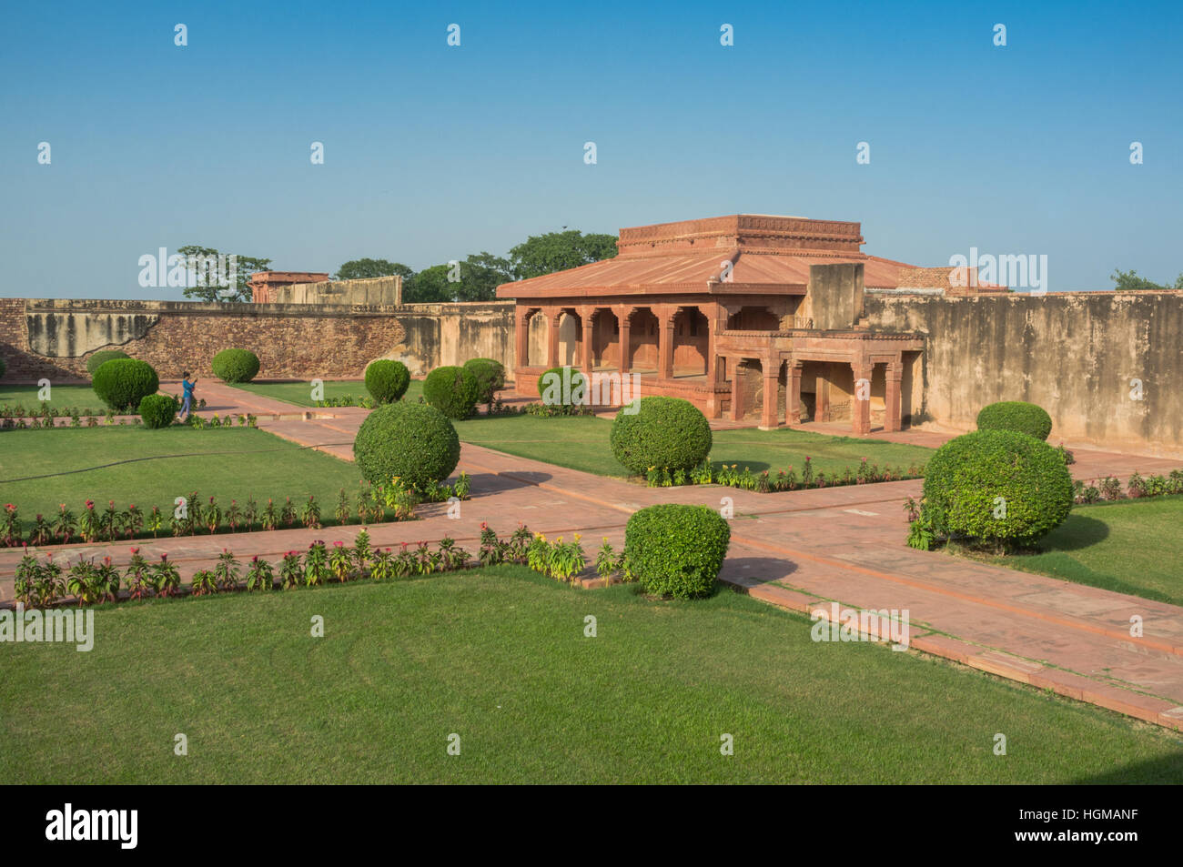 The fort in Agra, India Stock Photo - Alamy
