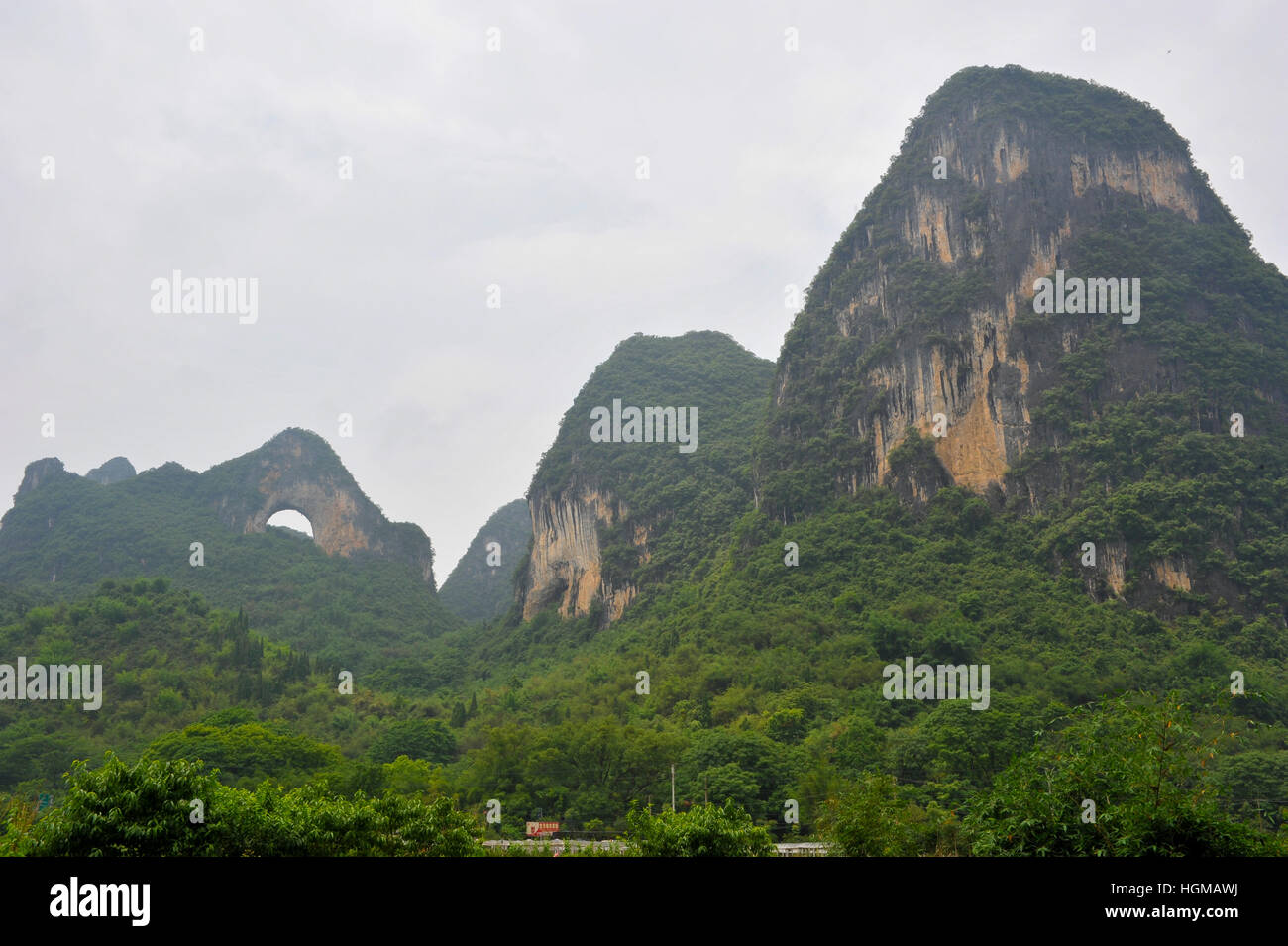 Moon Hill in Guilin, China Stock Photo - Alamy