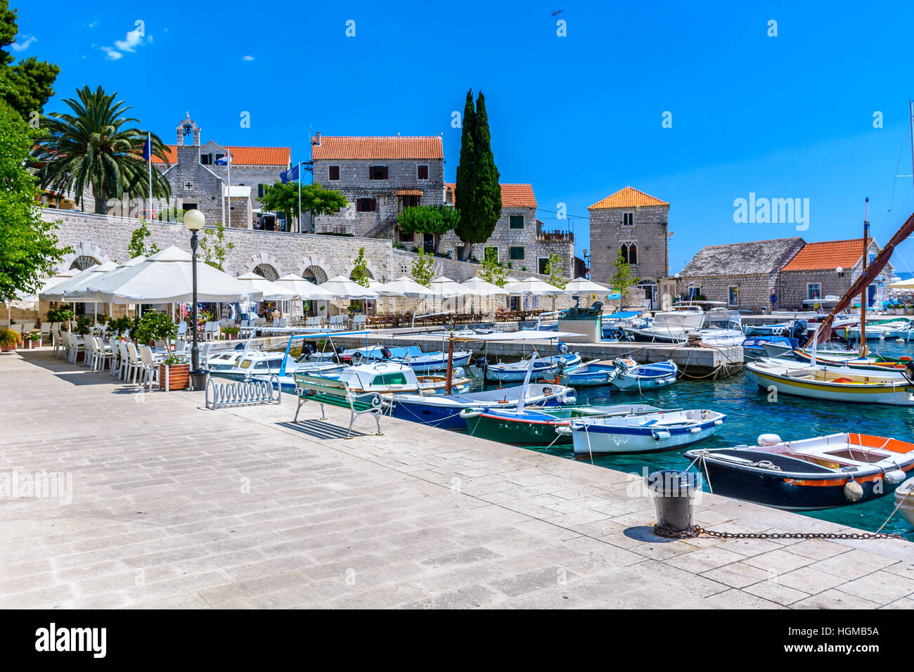 Town Bol in Croatia, Europe Stock Photo - Alamy