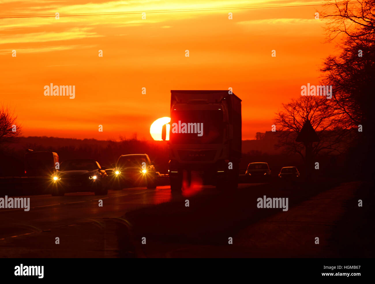 Uk lorry hi-res stock photography and images - Alamy