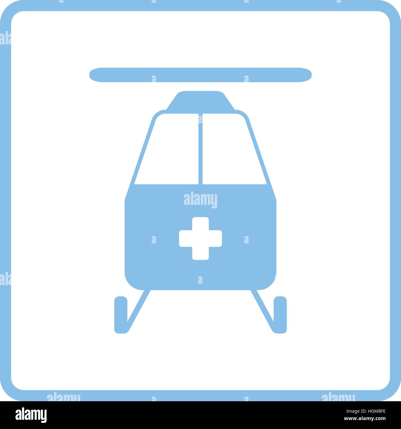 Medical air evacuation helicopter Stock Vector Images - Alamy