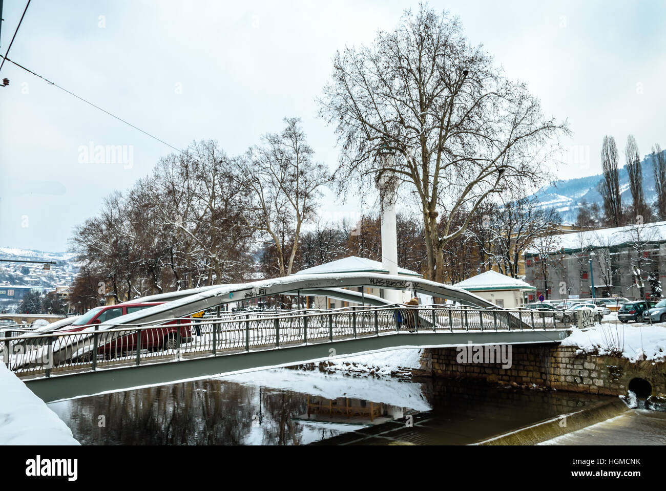 Sarajevo in winter bosnia herzegovina hi-res stock photography and ...