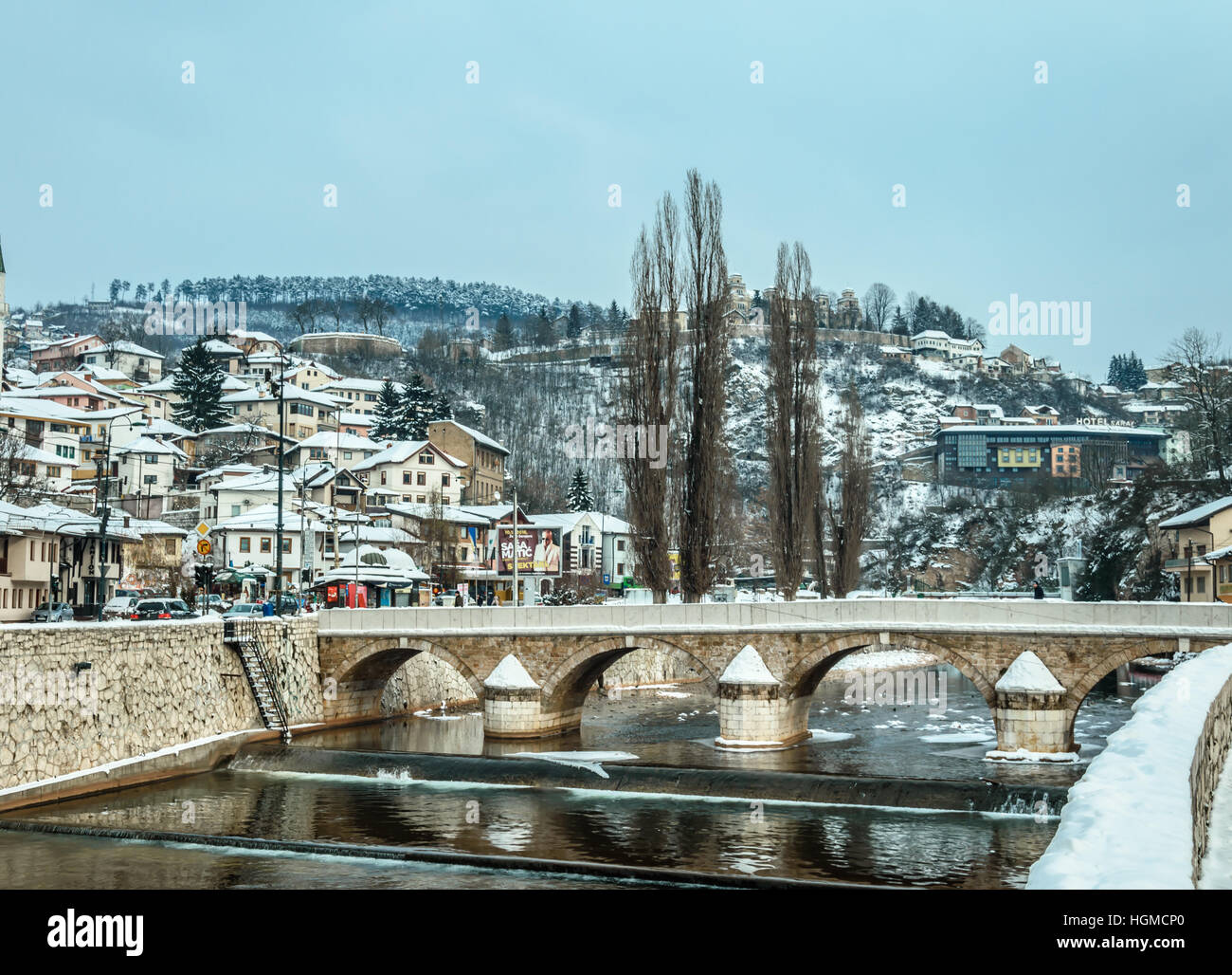 Sarajevo winter city hi-res stock photography and images - Alamy