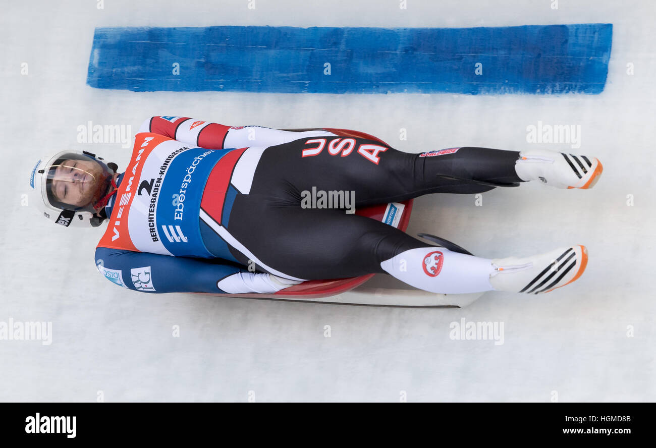 Koenigssee, Germany. 06th Jan, 2017. Jonathan Eric Gustafson in action ...