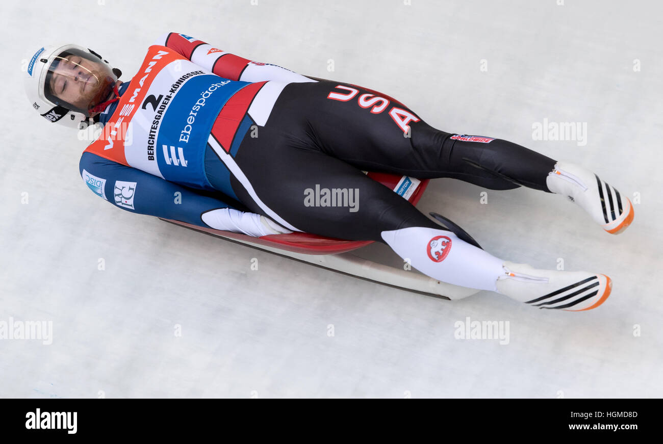 Koenigssee, Germany. 06th Jan, 2017. Jonathan Eric Gustafson in action ...