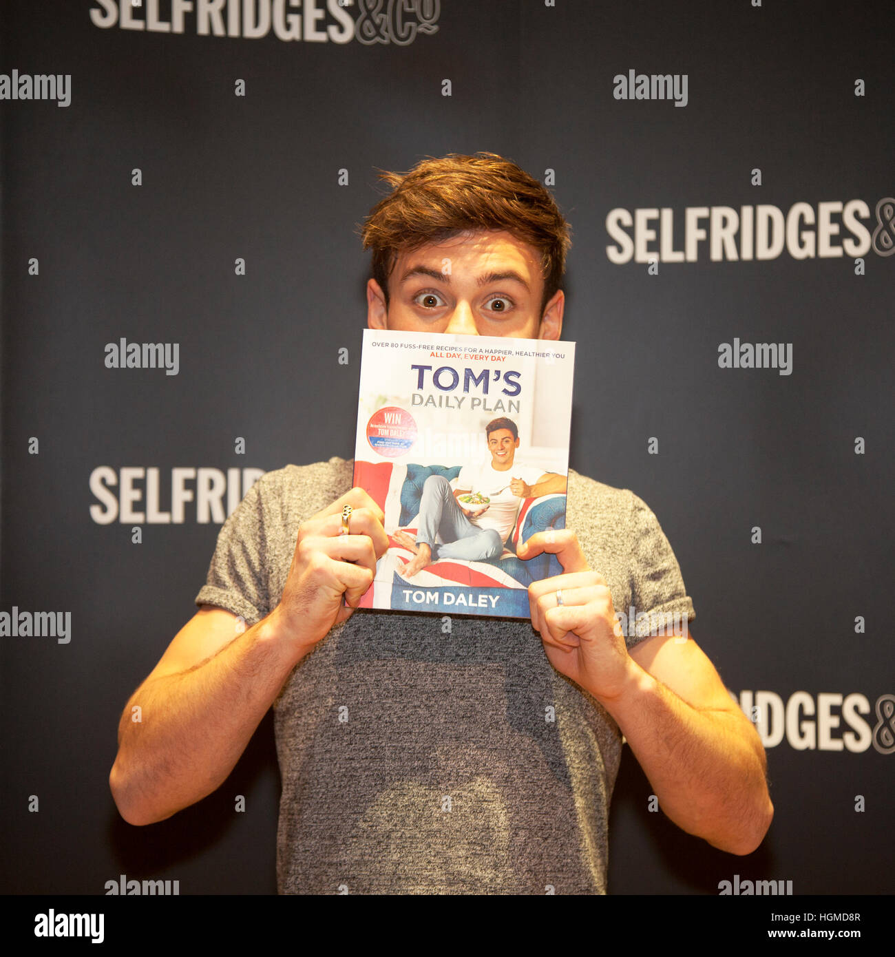 Tom Daley Book Signing, Trafford, Manchester, UK: 10th Jan 2017 ...