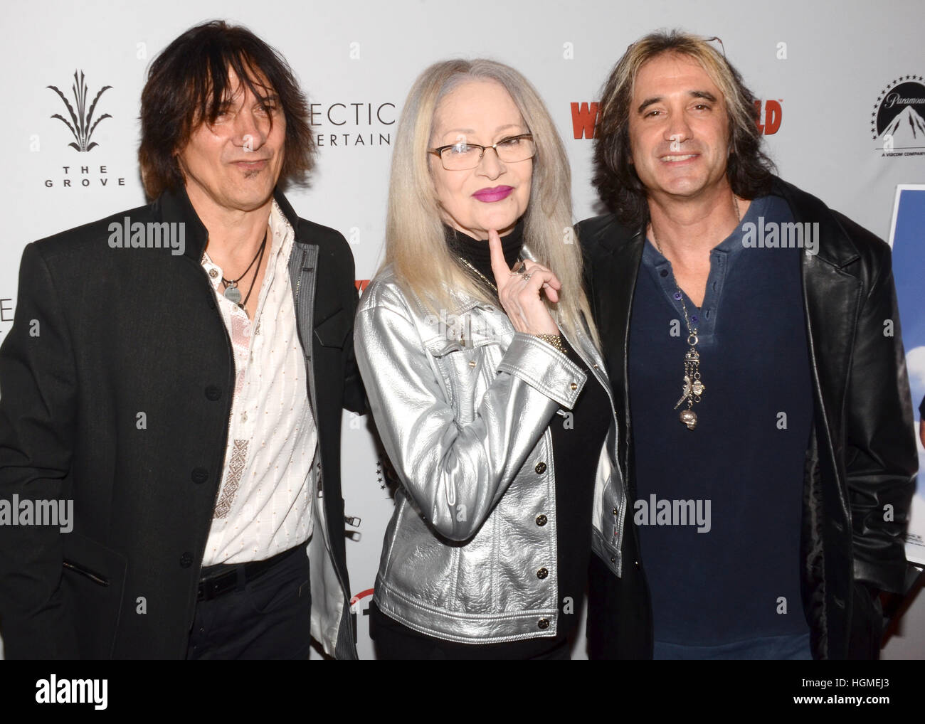 Los Angeles, USA. 9th Jan, 2017. George Foster, Penelope Spheeris and ...
