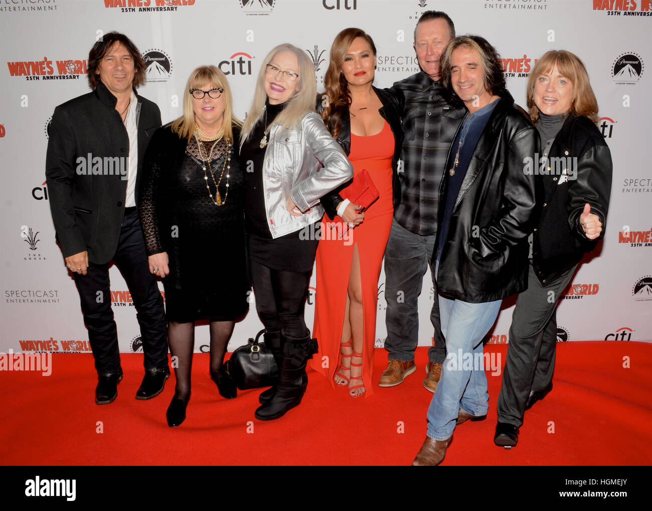Los Angeles, USA. 9th Jan, 2017. George Foster, Colleen Camp, Penelope ...