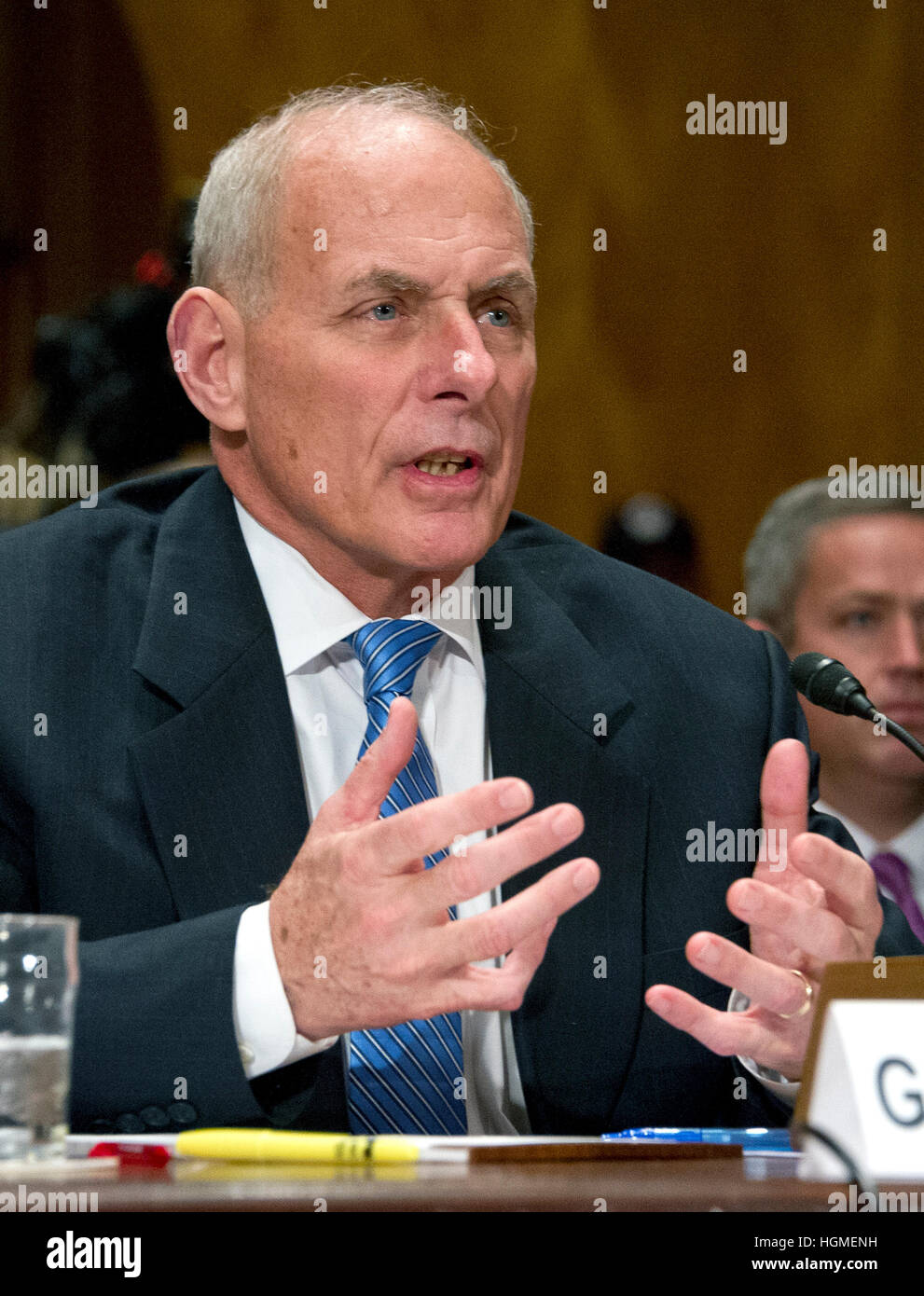 Washington D.C, USA. 10th January, 2017. General John F. Kelly, USMC ...