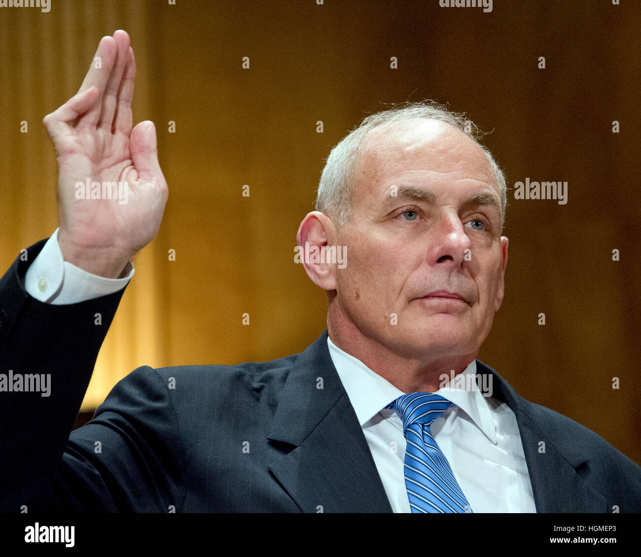 Washington D.C, USA. 10th January, 2017. General John F. Kelly, USMC ...