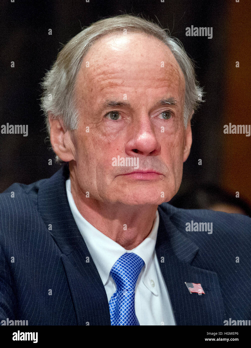 Washington D.C, USA. 10th January, 2017. United States Senator Tom ...