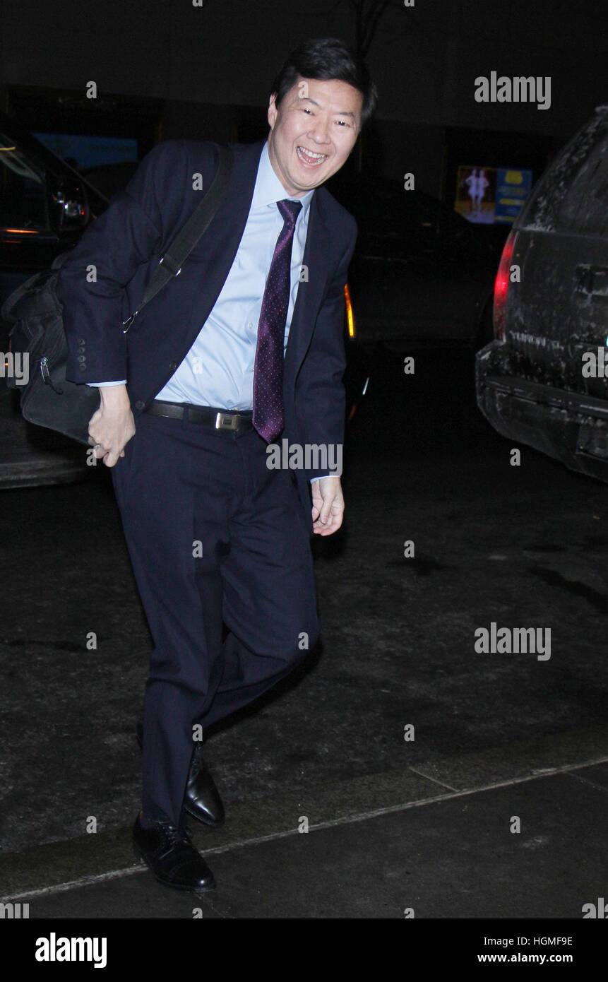 New York City, USA. 10th January, 2017.Ken Jeong at Late Night with ...