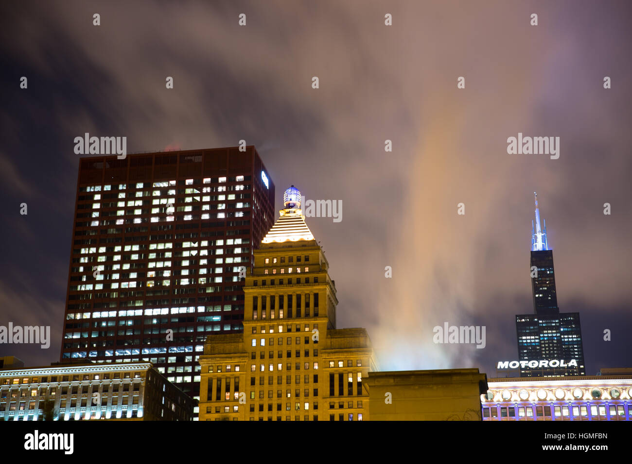 Chicago, USA. 10th January, 2017. The CNA building in Chicago, IL ...