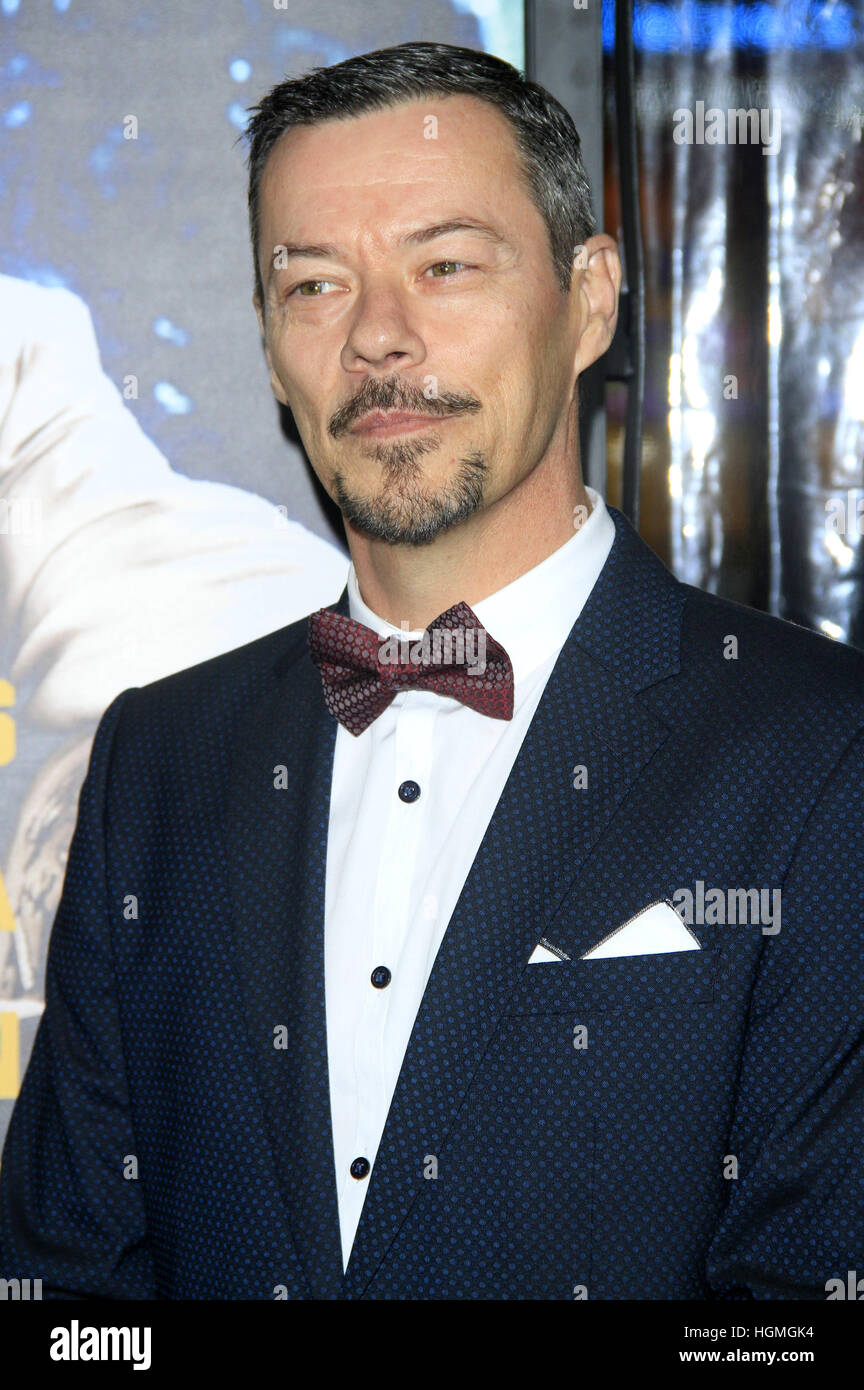 Massi Furlan attends the 'Live By Night' premiere at TCL Chinese ...