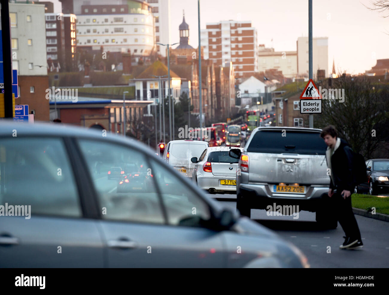 Uk england britain british rail traffic jam hi-res stock photography ...