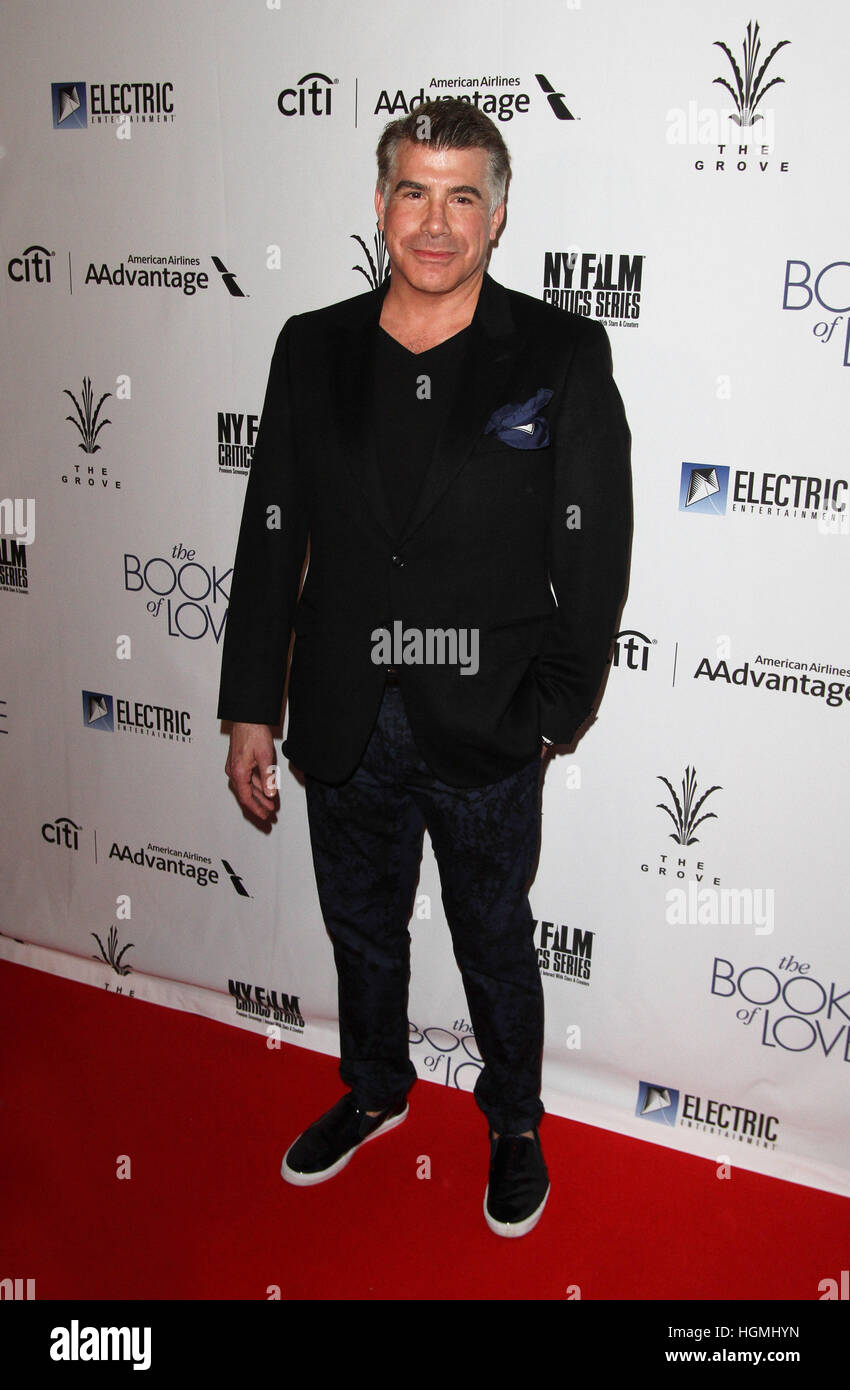 Los Angeles, California, USA. 10th Jan, 2017. Bryan Batt. Book of Love ...