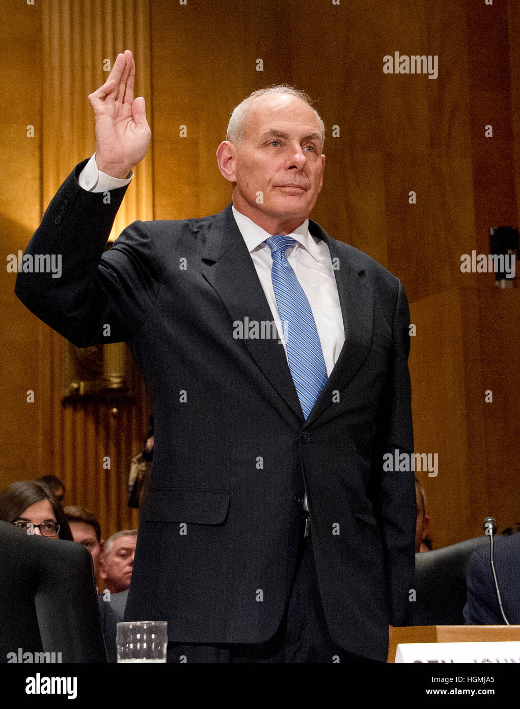 General John F. Kelly, USMC (Retired) is sworn-in to testify before the ...