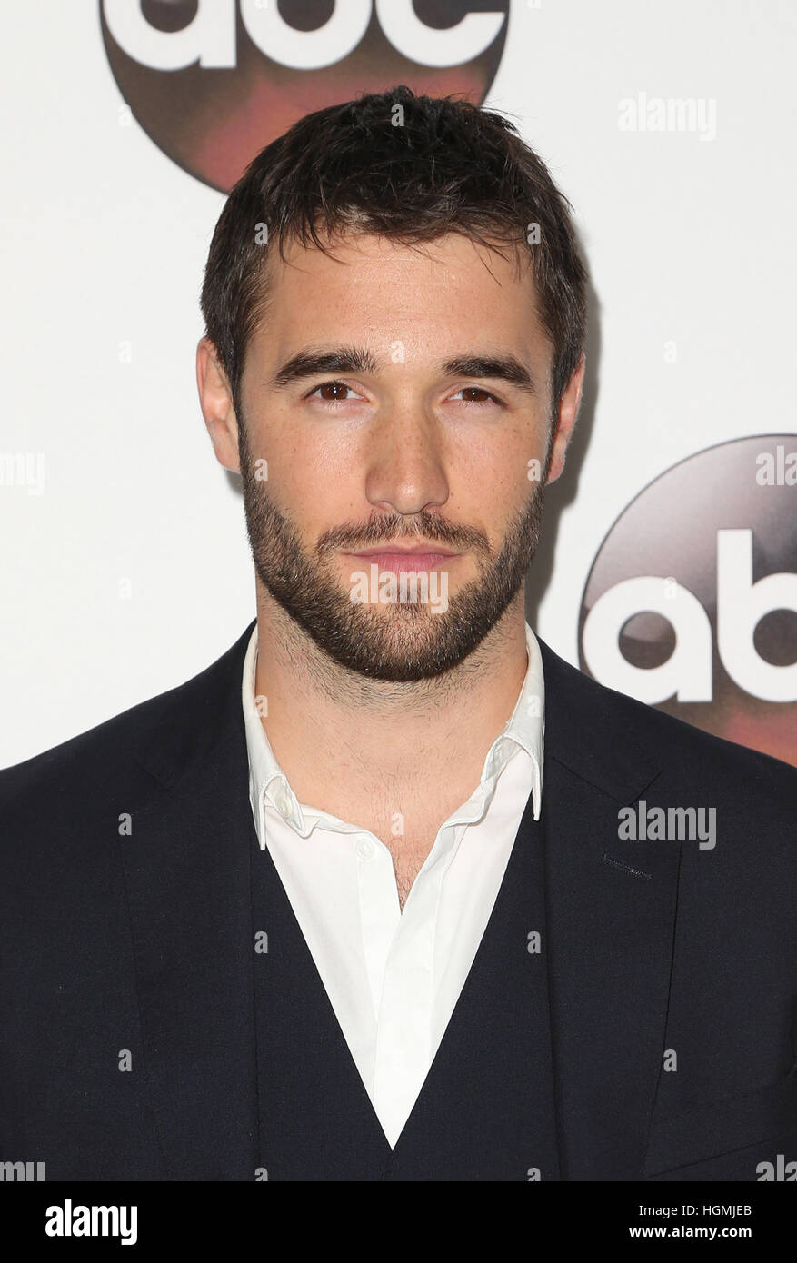 PASADENA, CA - JANUARY 10: Josh Bowman at the 2017 Winter TCA Tour ...