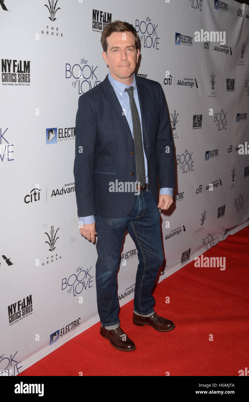 Los Angeles, Ca, USA. 10th Jan, 2017. Ed Helms at the premiere of ...