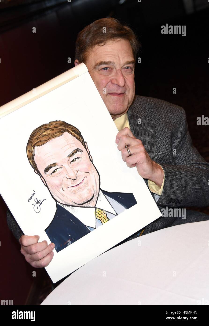 New York, NY, USA. 10th Jan, 2017. John Goodman at arrivals for FRONT ...