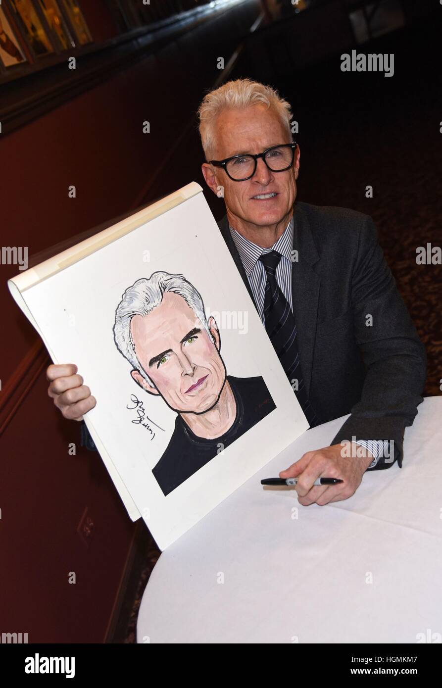New York, NY, USA. 10th Jan, 2017. John Slattery at arrivals for FRONT ...