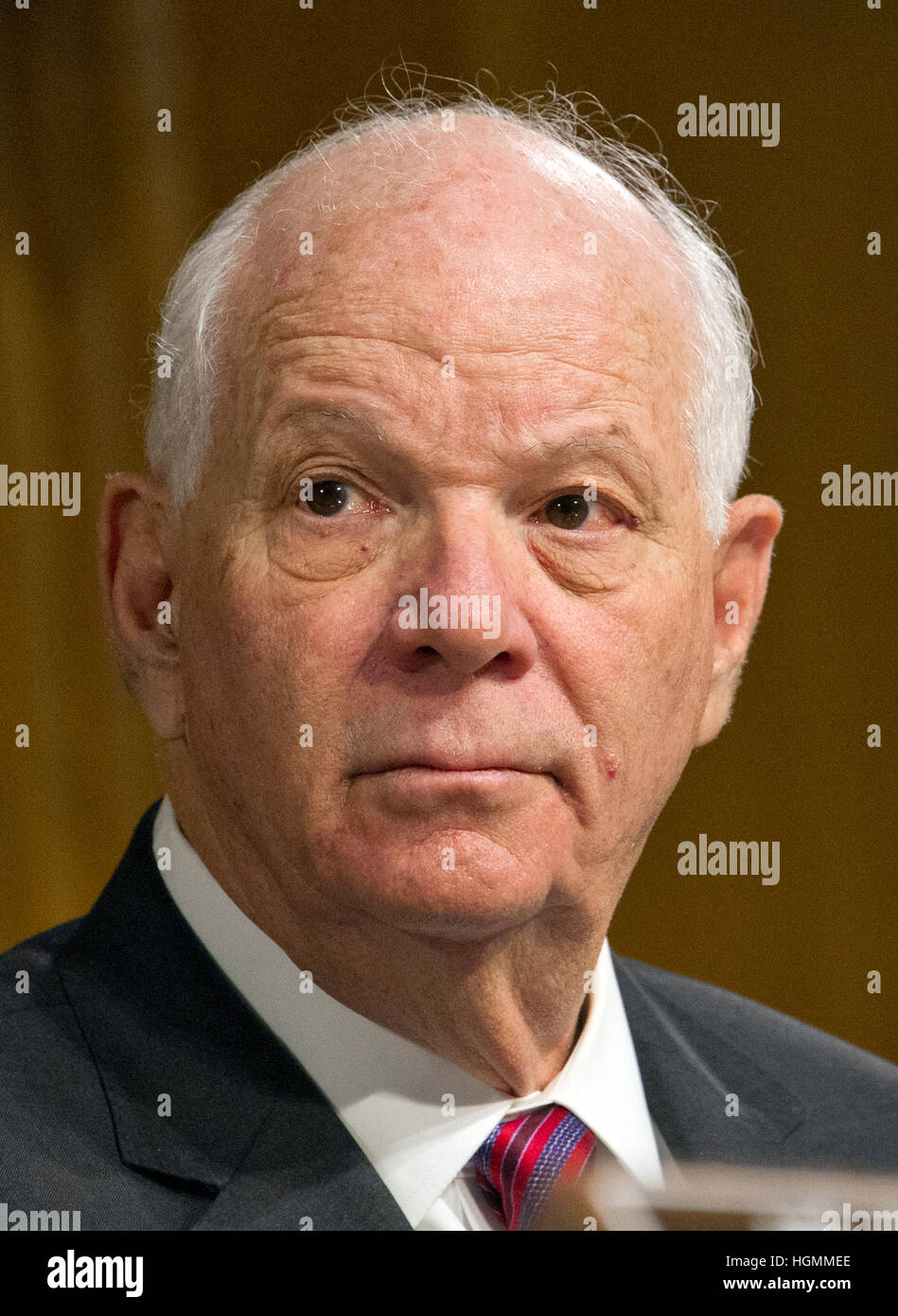 Washington DC, USA. 11th January 2017.United States Senator Ben Cardin ...