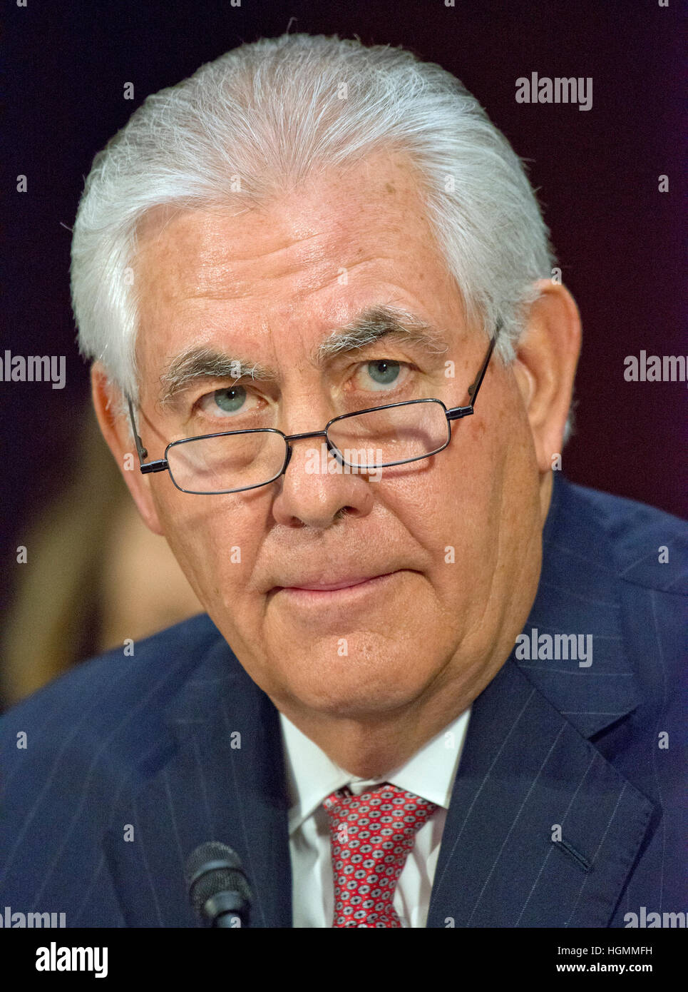 Washington DC, USA. 11th January 2017.Rex Wayne Tillerson, former ...