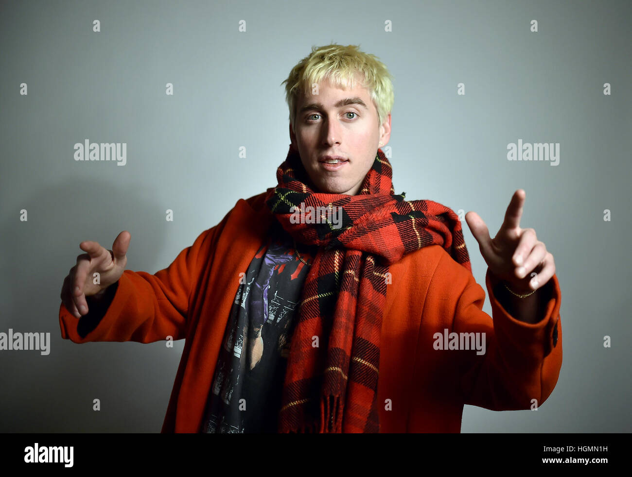 EXCLUSIVE - The Austrian singer Maurice Ernst from the band "Bilderbuch ...