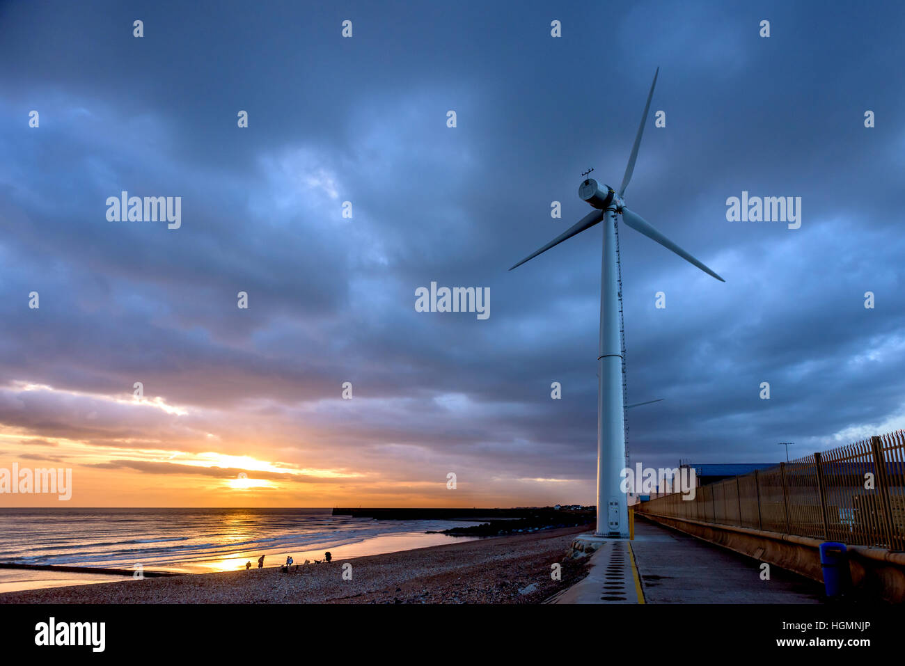 Southwick Beach, UK. 11th Jan, 2017. Sunset at Southwick Beach this ...