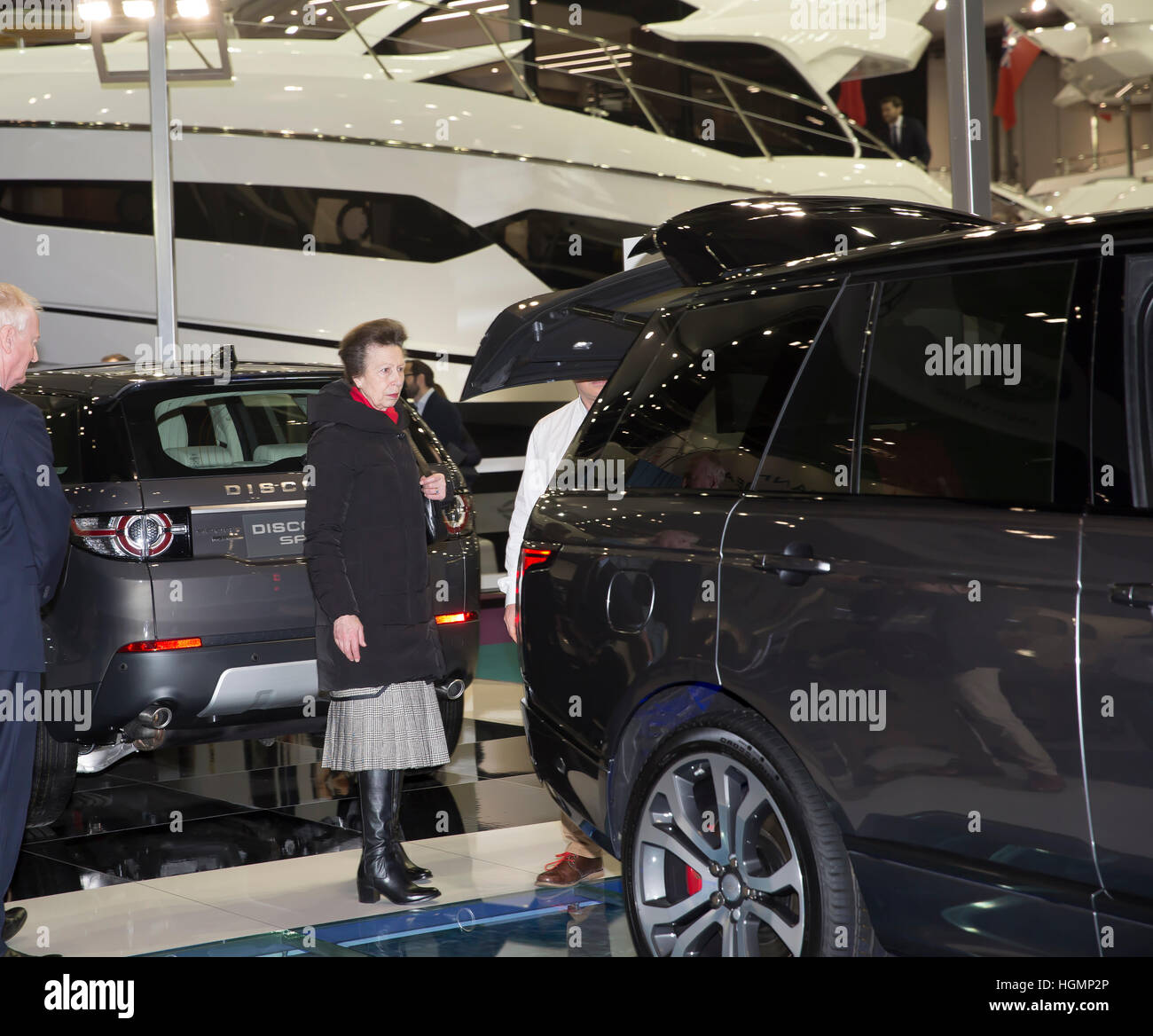 Excel London,UK,11th January 2017,Anne, The Princess Royal visits ...