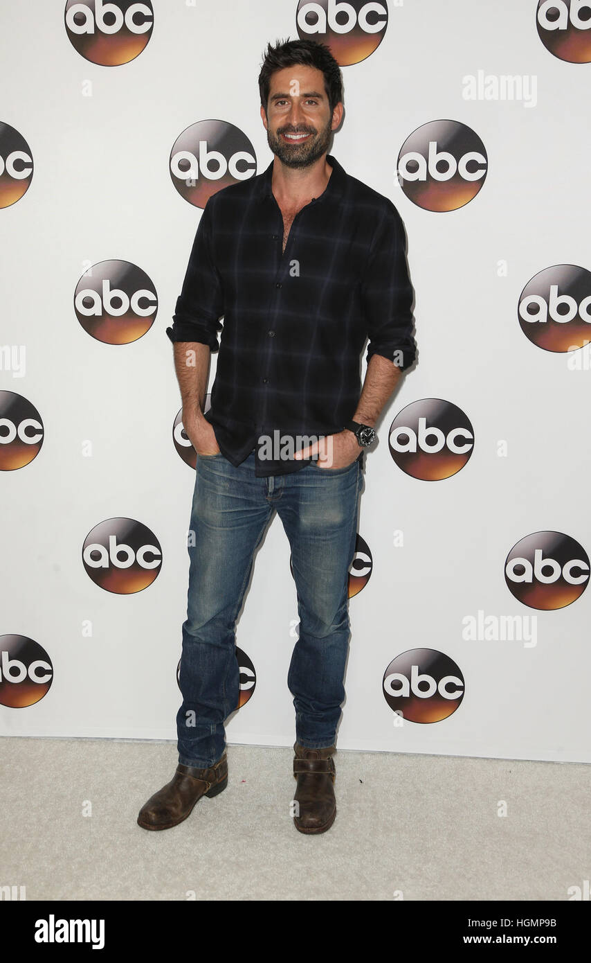 Pasadena, USA. 10th Jan, 2017. Stephen Schneider at the Disney ABC ...