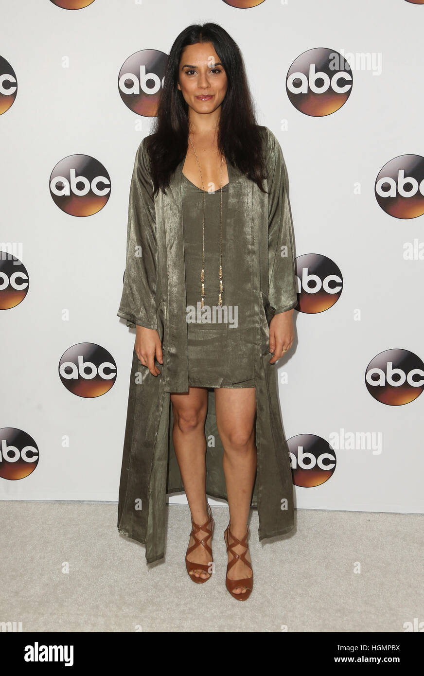 Pasadena, USA. 10th Jan, 2017. Sepideh Moafi at the Disney ABC ...