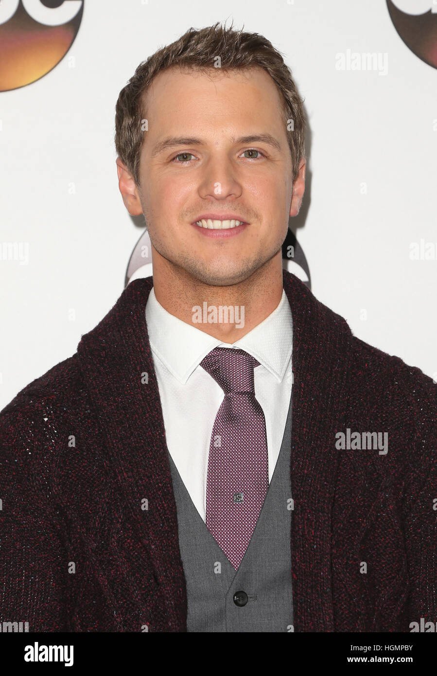 Pasadena, USA. 10th Jan, 2017. Freddie Stroma at the Disney ABC ...