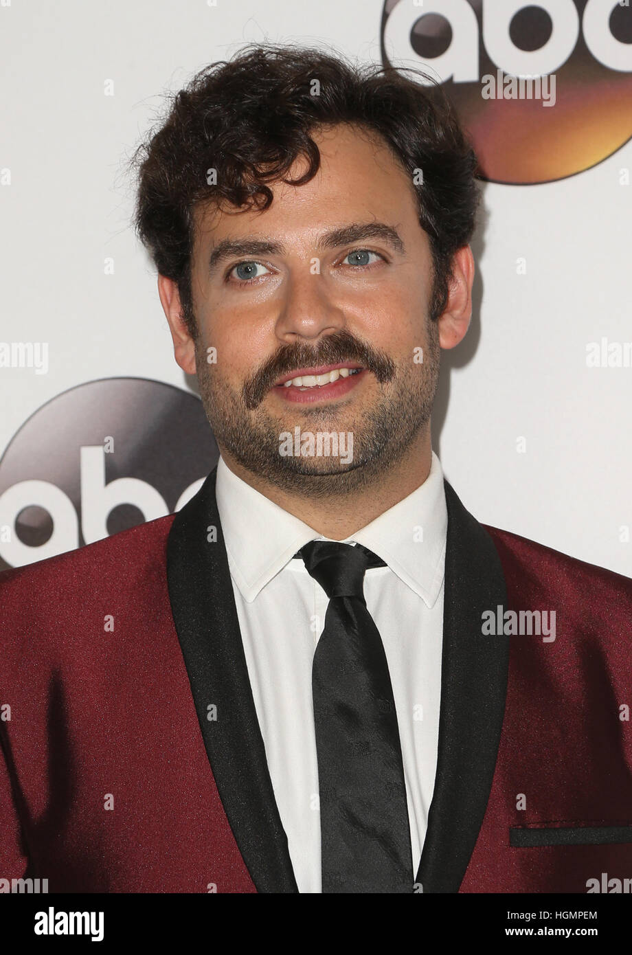 Pasadena, USA. 10th Jan, 2017. Barry Rothbart at the Disney ABC ...