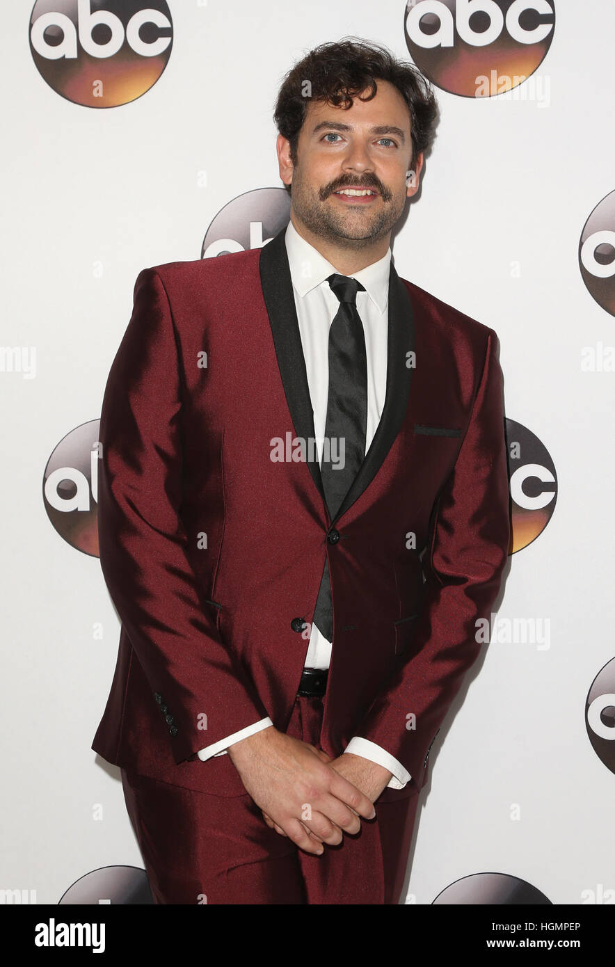 Pasadena, USA. 10th Jan, 2017. Barry Rothbart at the Disney ABC ...