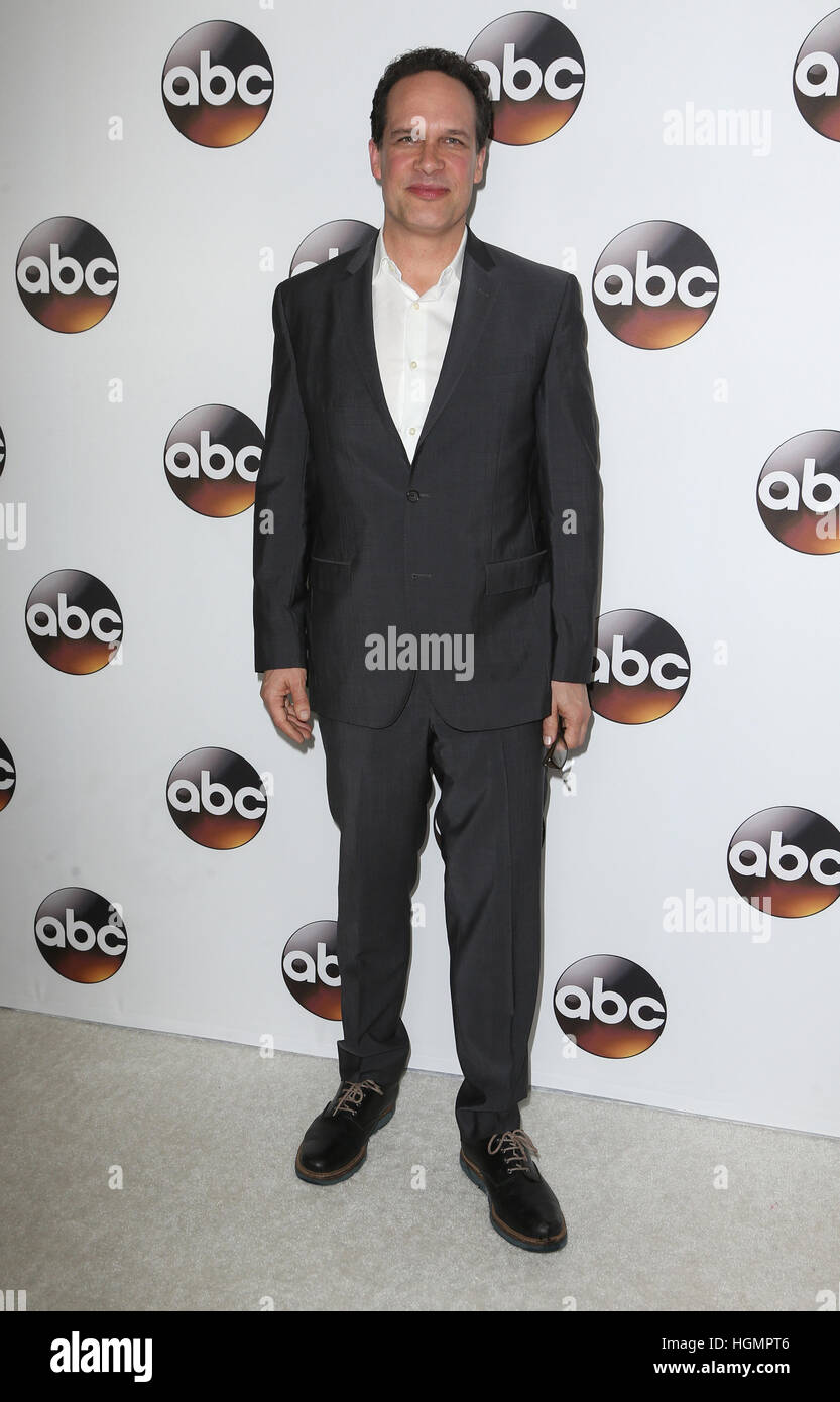 Pasadena, USA. 10th Jan, 2017. Diedrich Bader at the Disney ABC ...