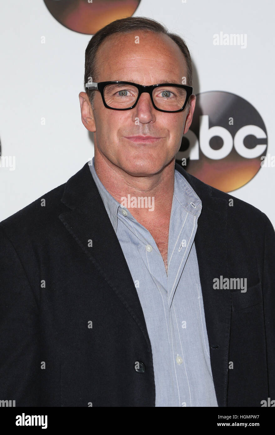 Pasadena, USA. 10th Jan, 2017. Clark Gregg at the Disney ABC Television ...