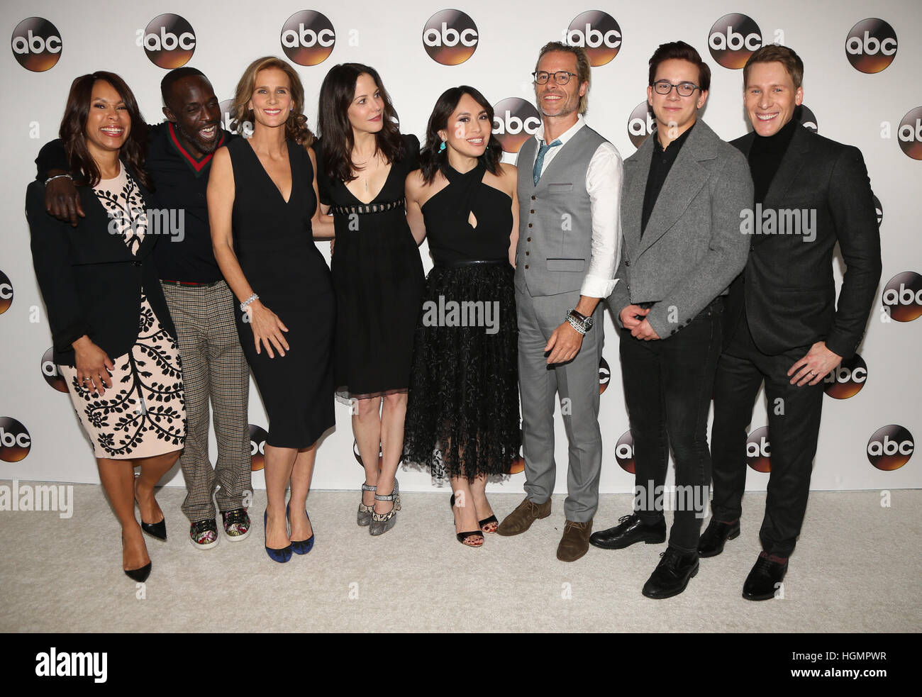 Pasadena, USA. 10th Jan, 2017. Rachel Griffiths, Mary-Louise Parker ...