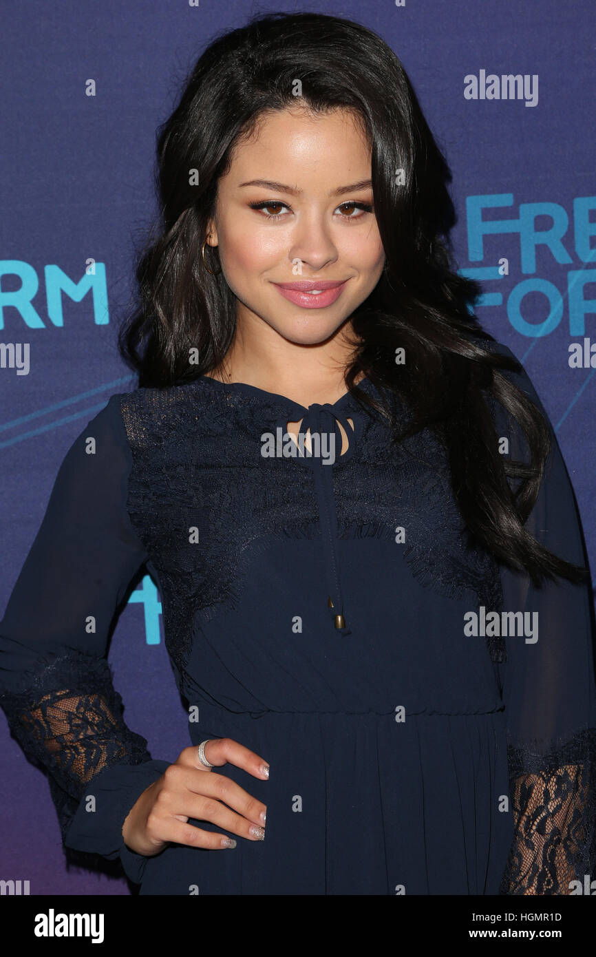 Pasadena, USA. 10th Jan, 2017. Cierra Ramirez at the Disney ABC ...