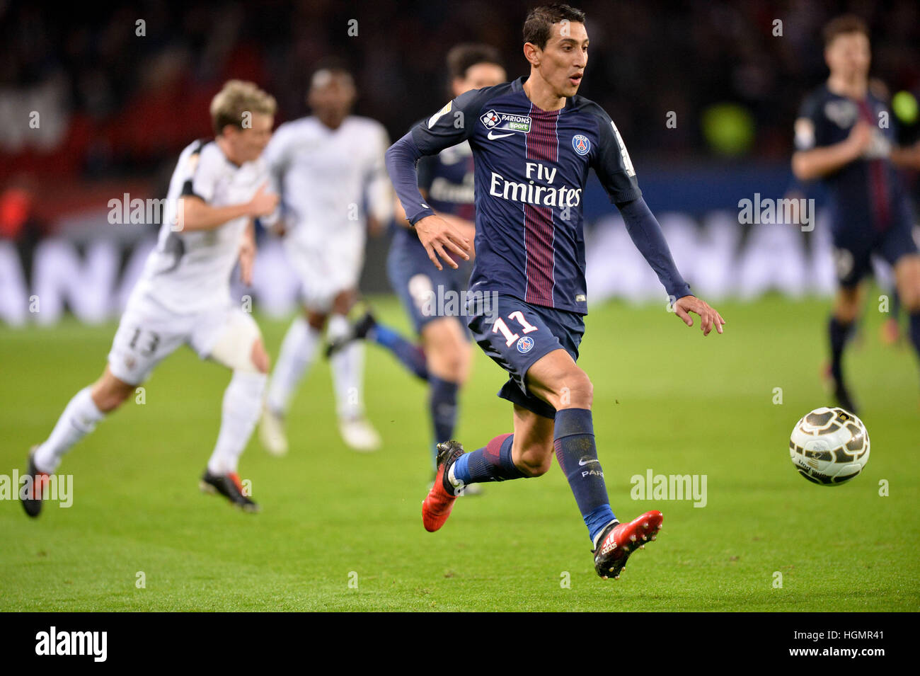 Paris, France. 11th Jan, 2017. French league cup football, Paris Saint ...