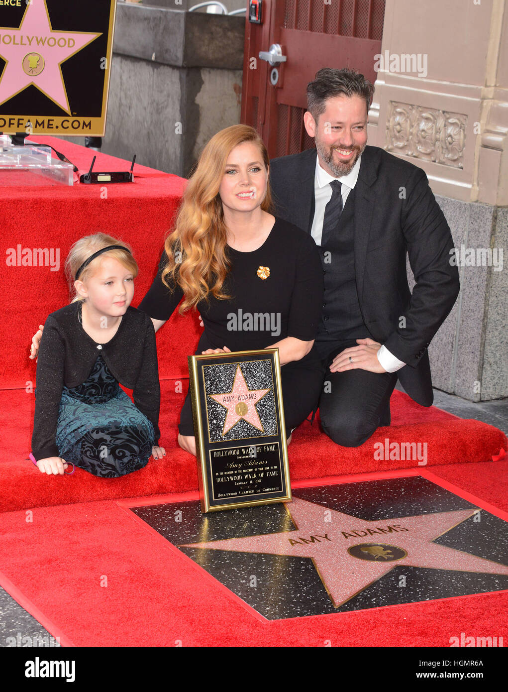 Los Angeles, USA. 11th Jan, 2017. Amy Adams Star 024 husband, with ...