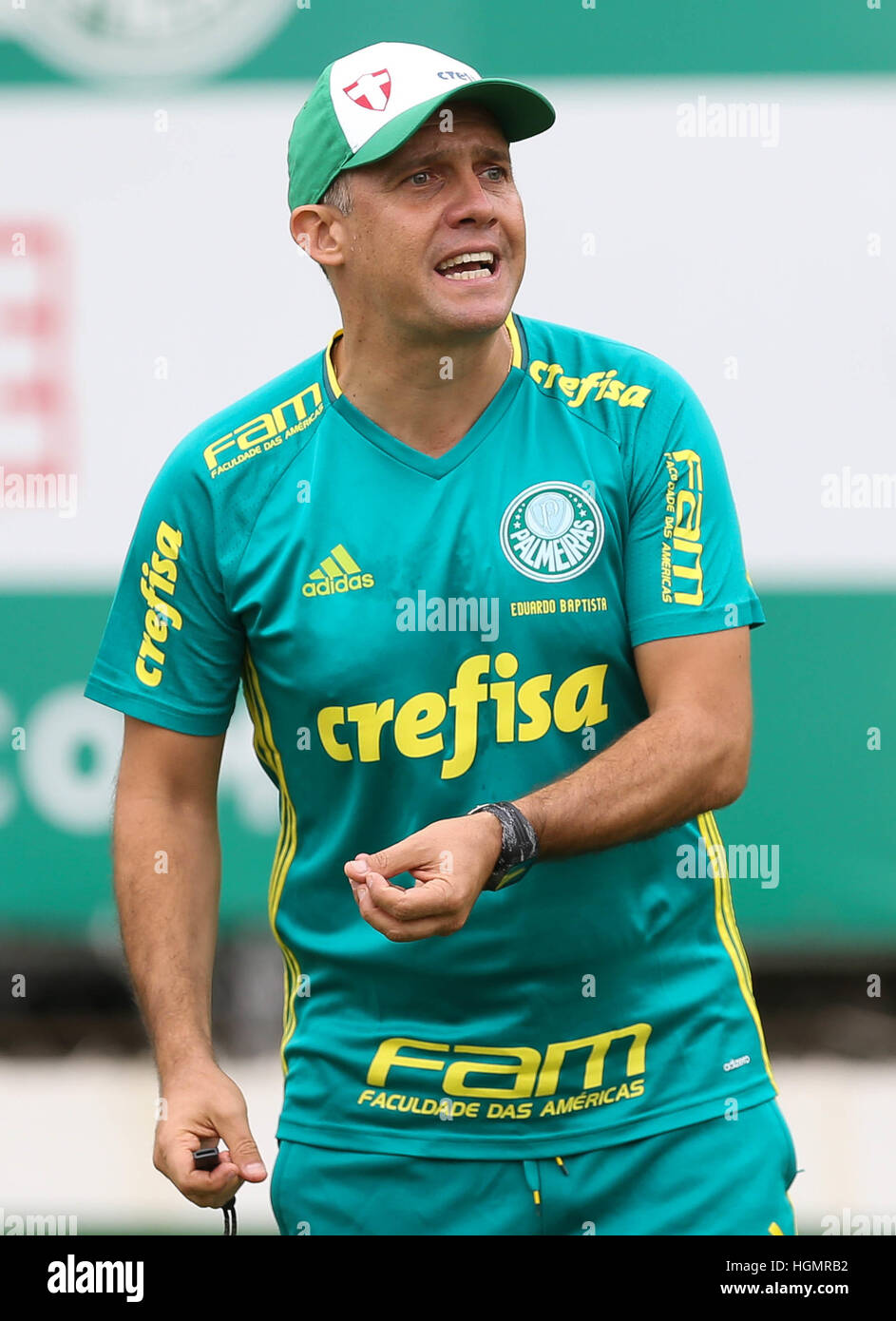 Sao Paulo, Brazil. 11th Jan, 2017. Coach Eduardo Baptista, the SE ...