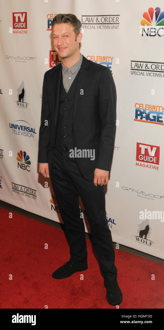 New York, USA. 11th Jan, 2017. Peter Scanavino attends TV Guide ...