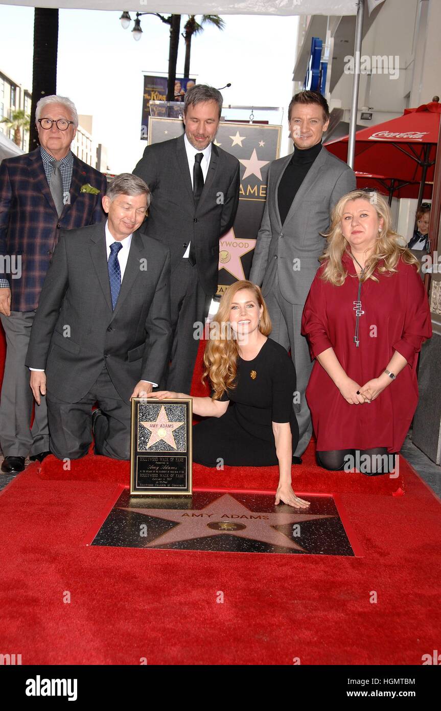 Los Angeles, USA. 11th Jan, 2017. Vin Di Bona, Leron Gubler, Denis ...
