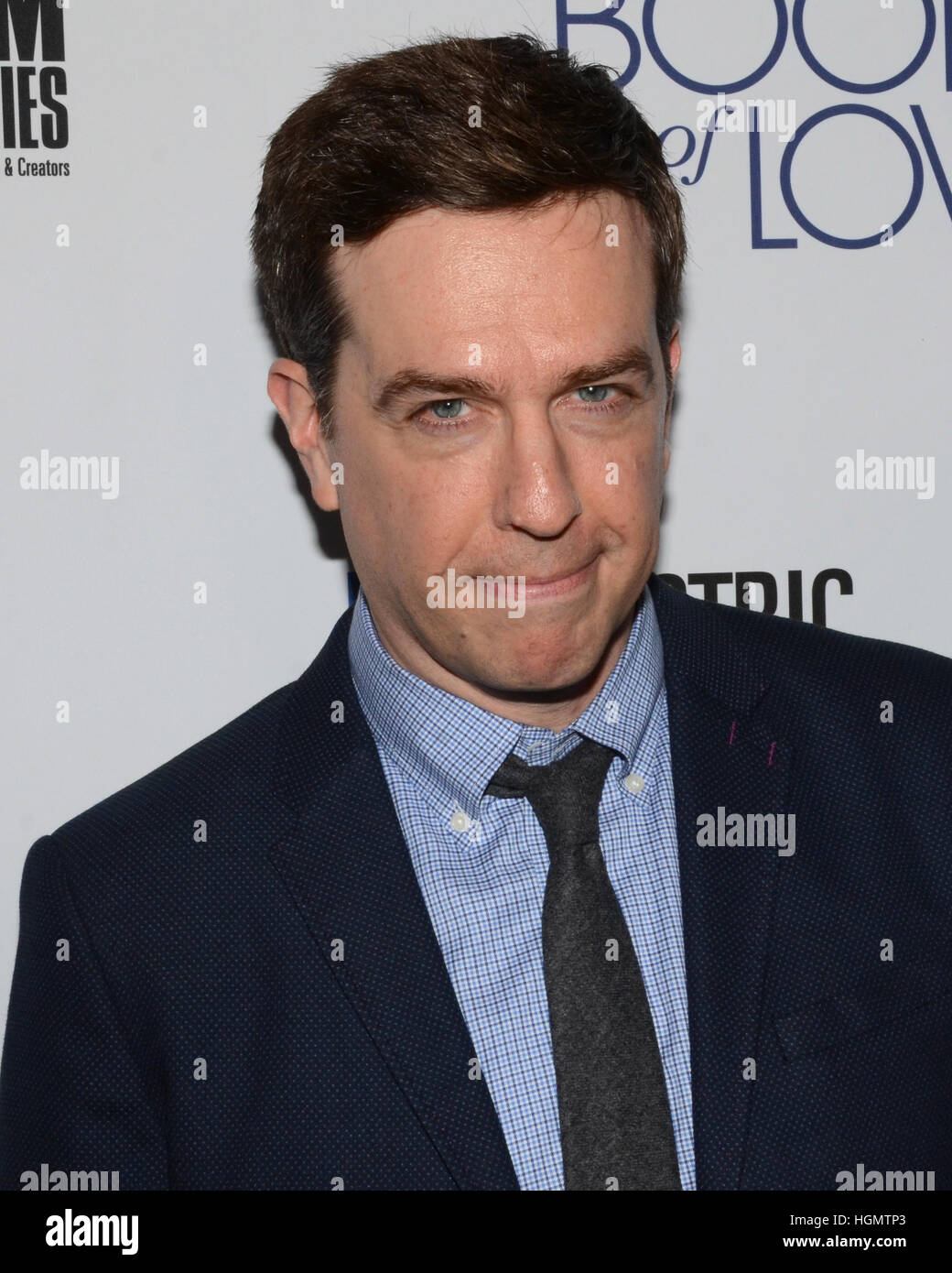 Ed Helms arrives at the premiere of Electric Entertainment's "The Book ...