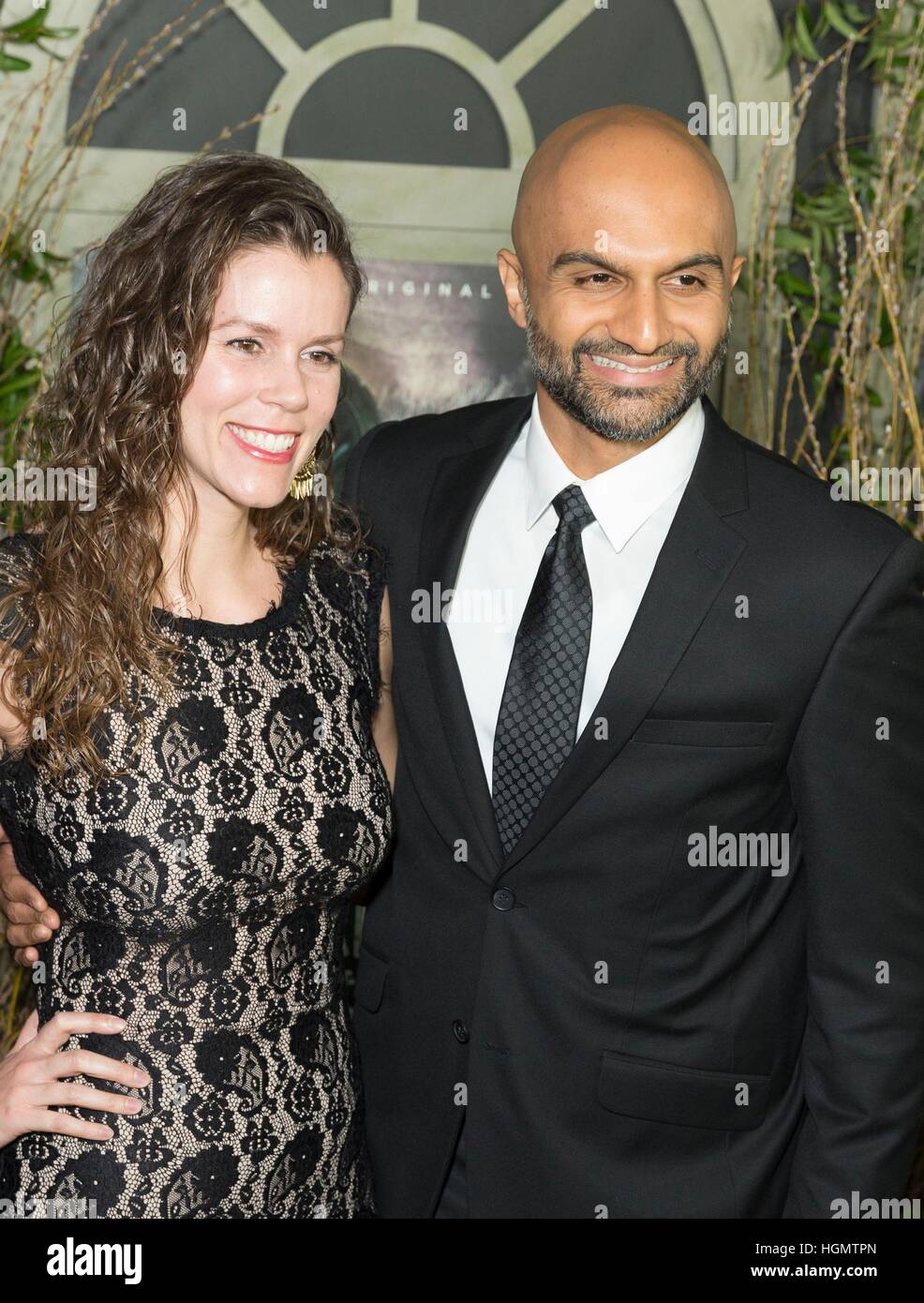 New York, USA. 11th Jan, 2017. Melina Ally, Usman Ally at arrivals for ...
