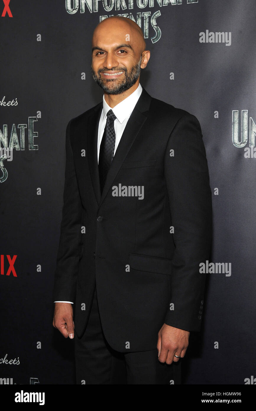 NEW YORK, NY - JANUARY 11: Usman Ally attends the 'Lemony Snicket's a ...